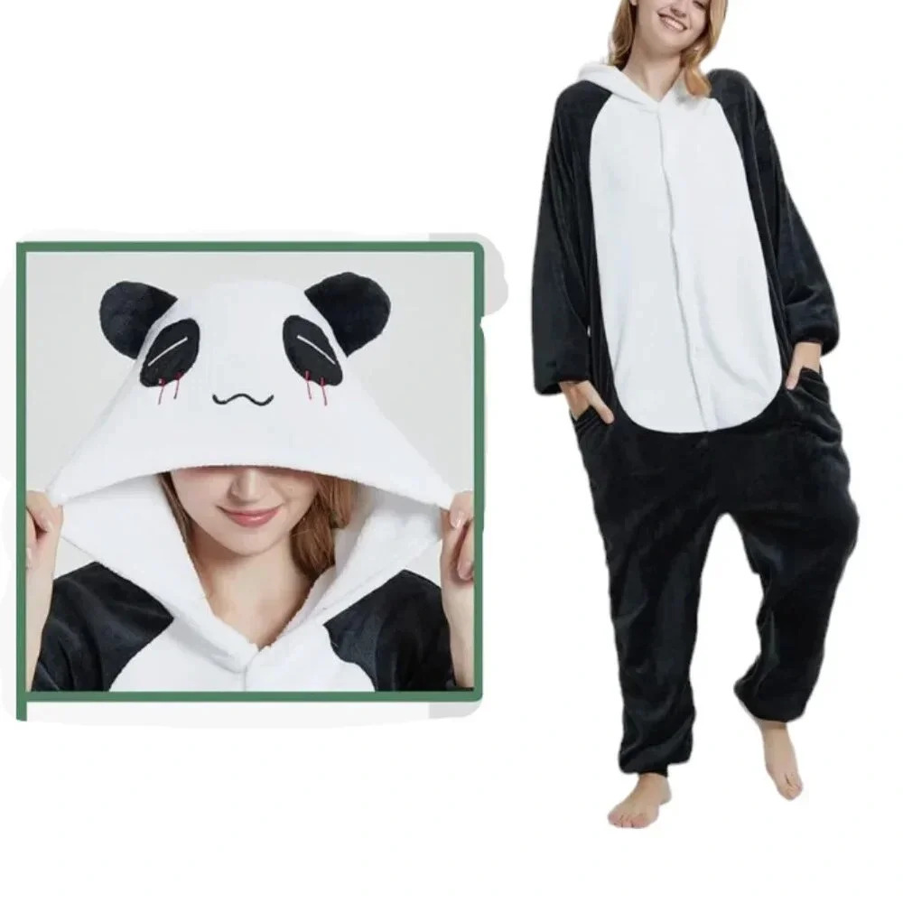 Panda Adult Onesie, Cosplay, Halloween Pajamas Nwot U… - Gem
